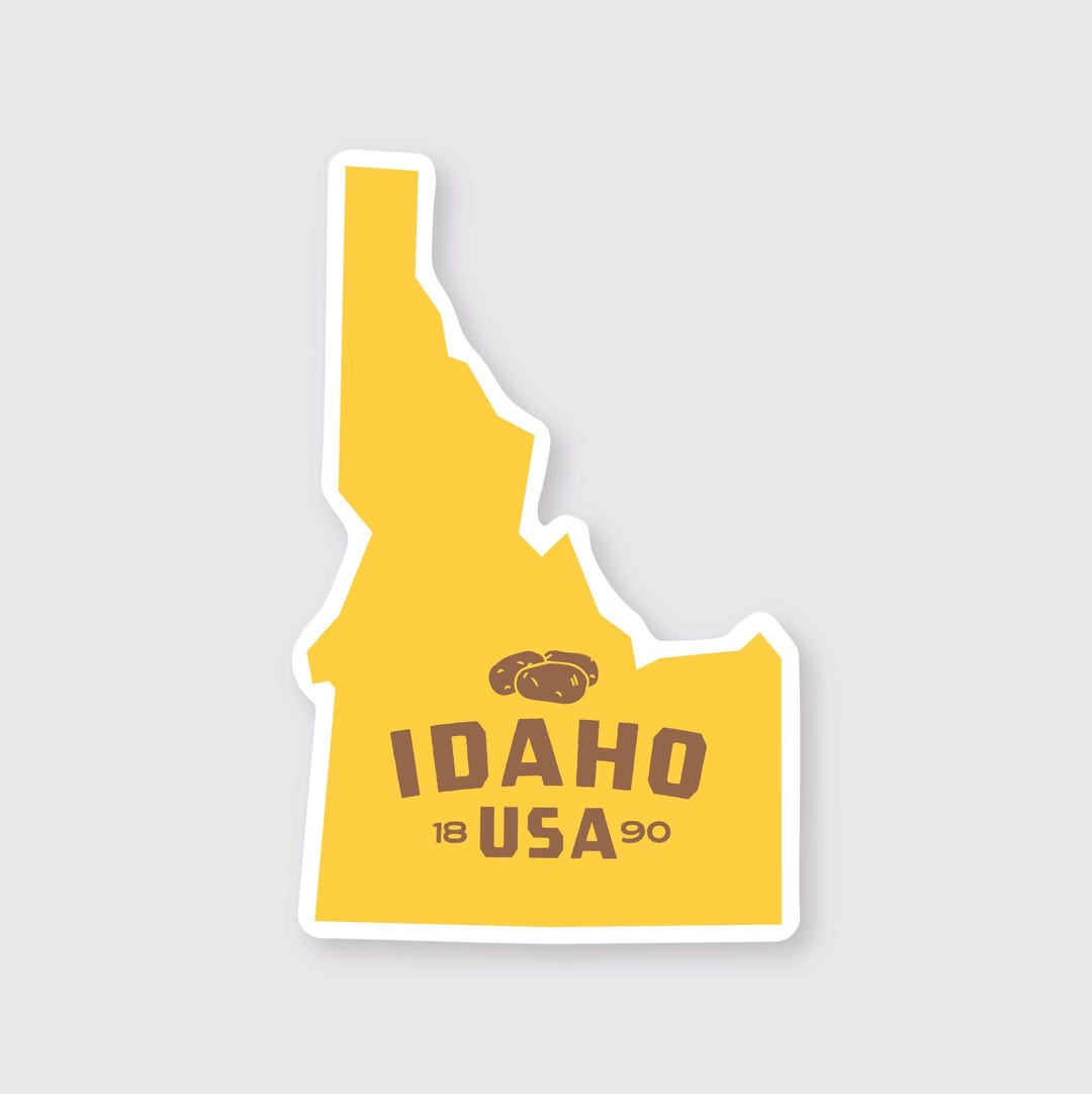 Idaho Simple Sticker - Etsy