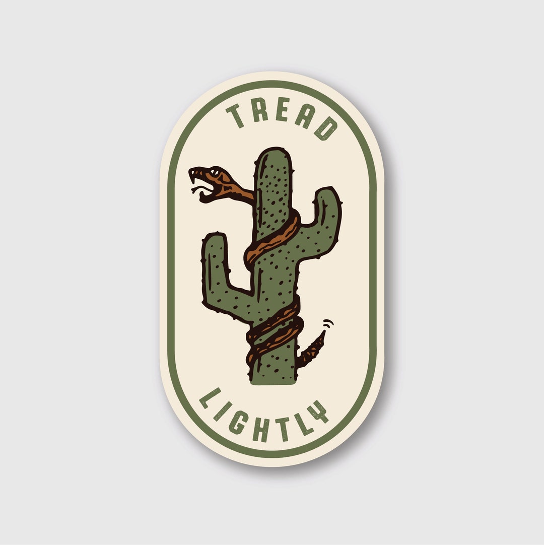 Tread Lightly Sticker - Etsy