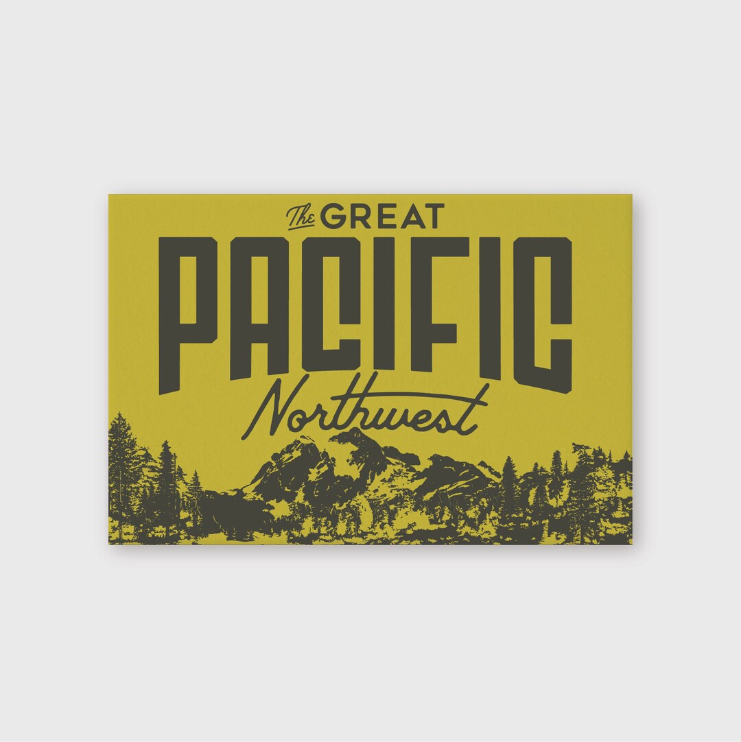 The Great Pacific Northwest Postcard - Etsy