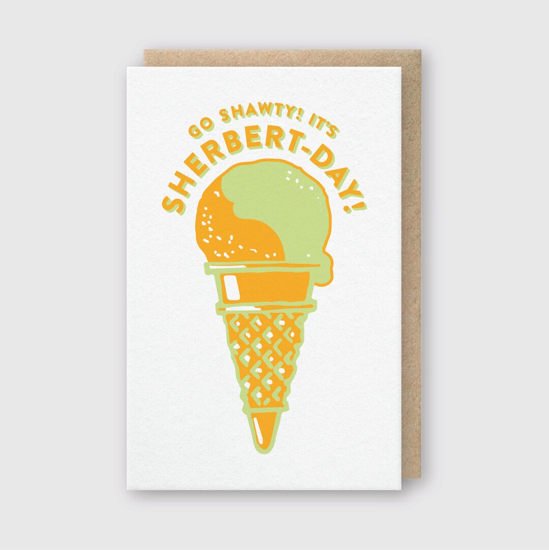 Go Shawty Letterpress Birthday Card - Etsy