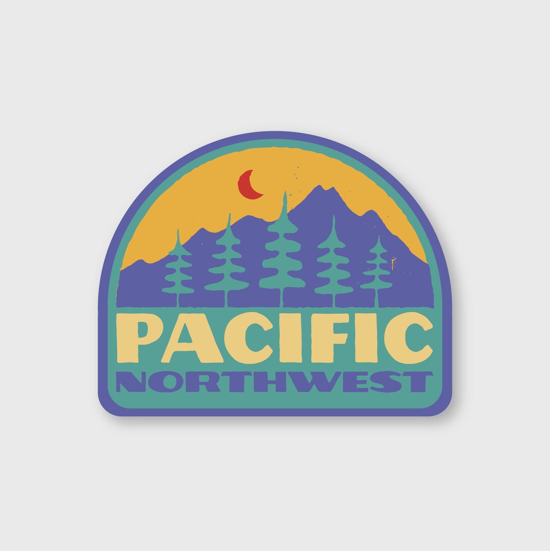 PNW Bright Sticker - Etsy