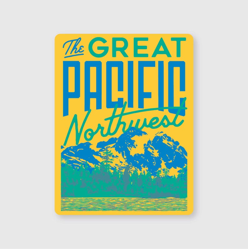 The Great Pacific Northwest Sticker - Etsy