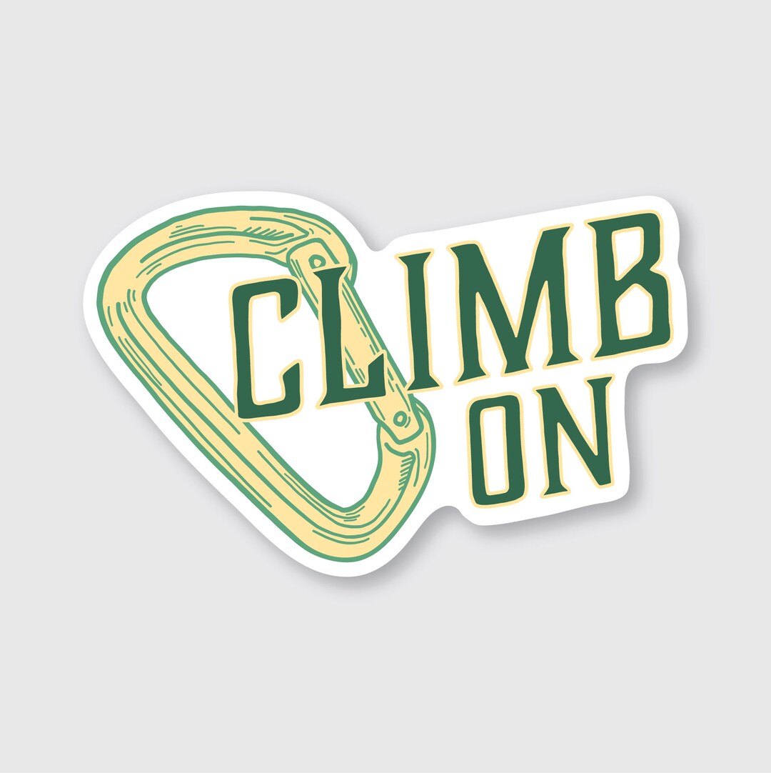 Climb on Sticker - Etsy