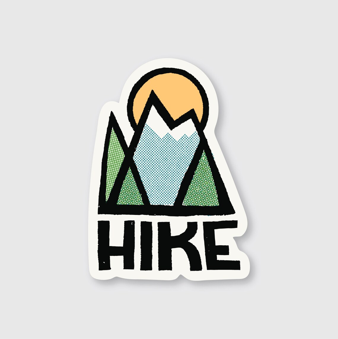 Hike Mountains Sticker - Etsy