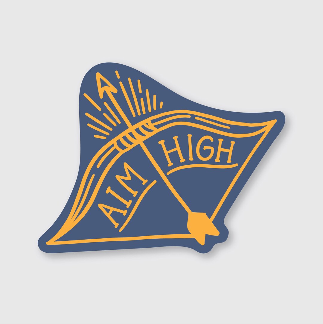 Aim High Sticker - Etsy
