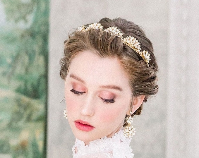 Elven Princess Drop Crystal Tiara Vintage Silver Bridal Crown Birthday ...