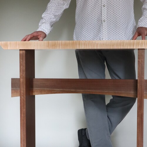 Tiger Maple Console Table - Etsy