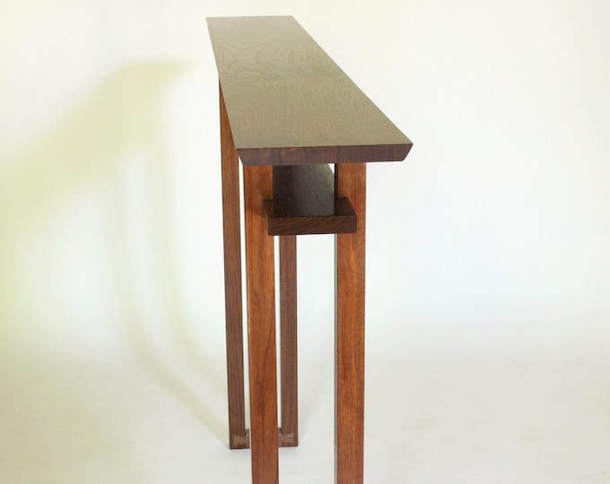 Very Narrow Console Table for Small Spaces: Hall Table/ Entry - Etsy