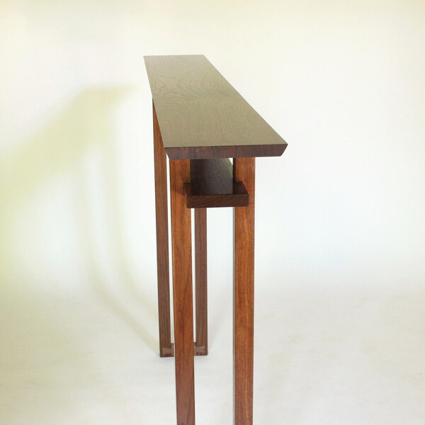 Very Narrow Console Table for Small Spaces: Hall Table/ Entry Table ...