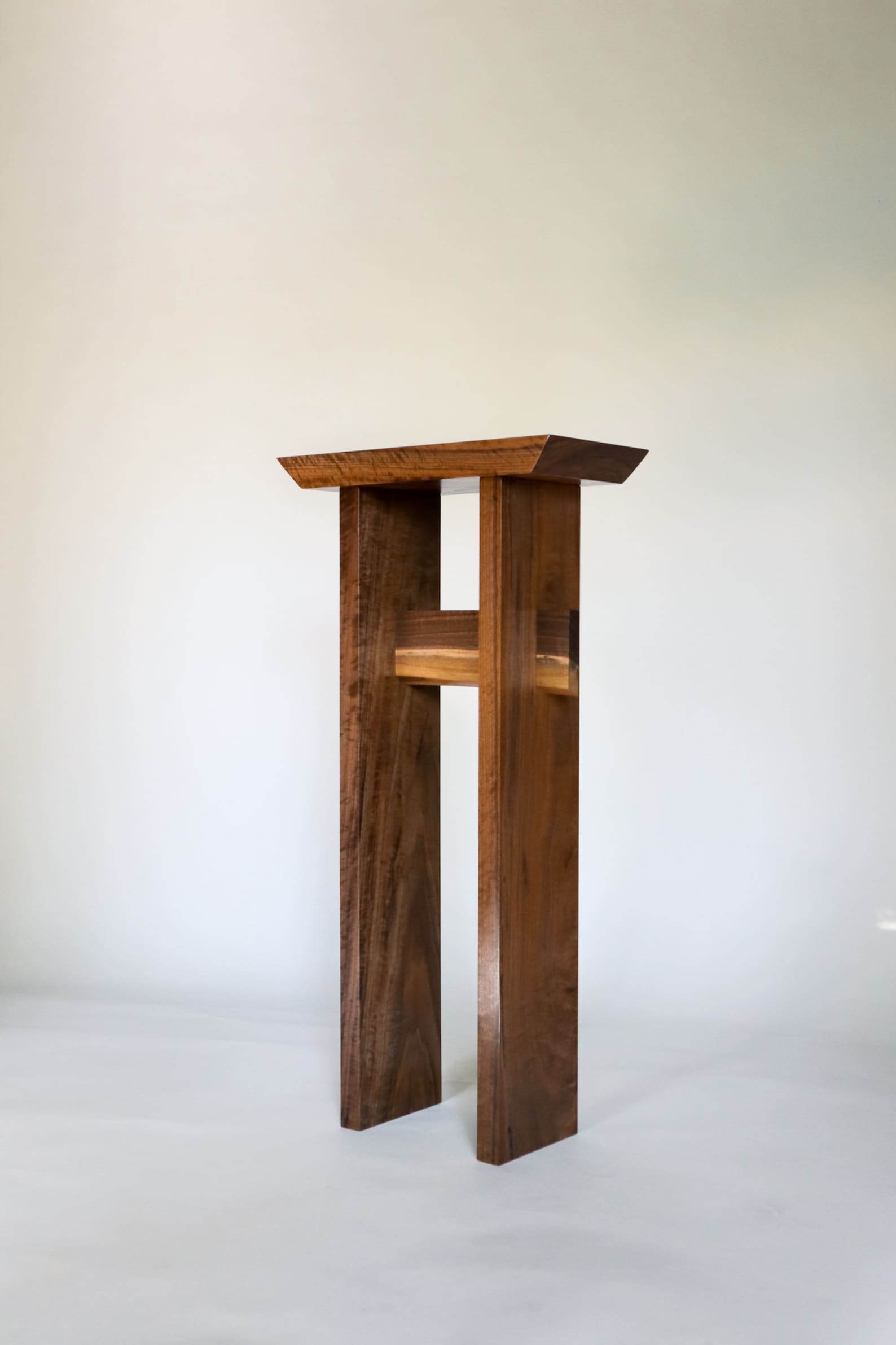 Narrow Entry Wall Table - Tall Console Table - Small Hall Table - Zen ...