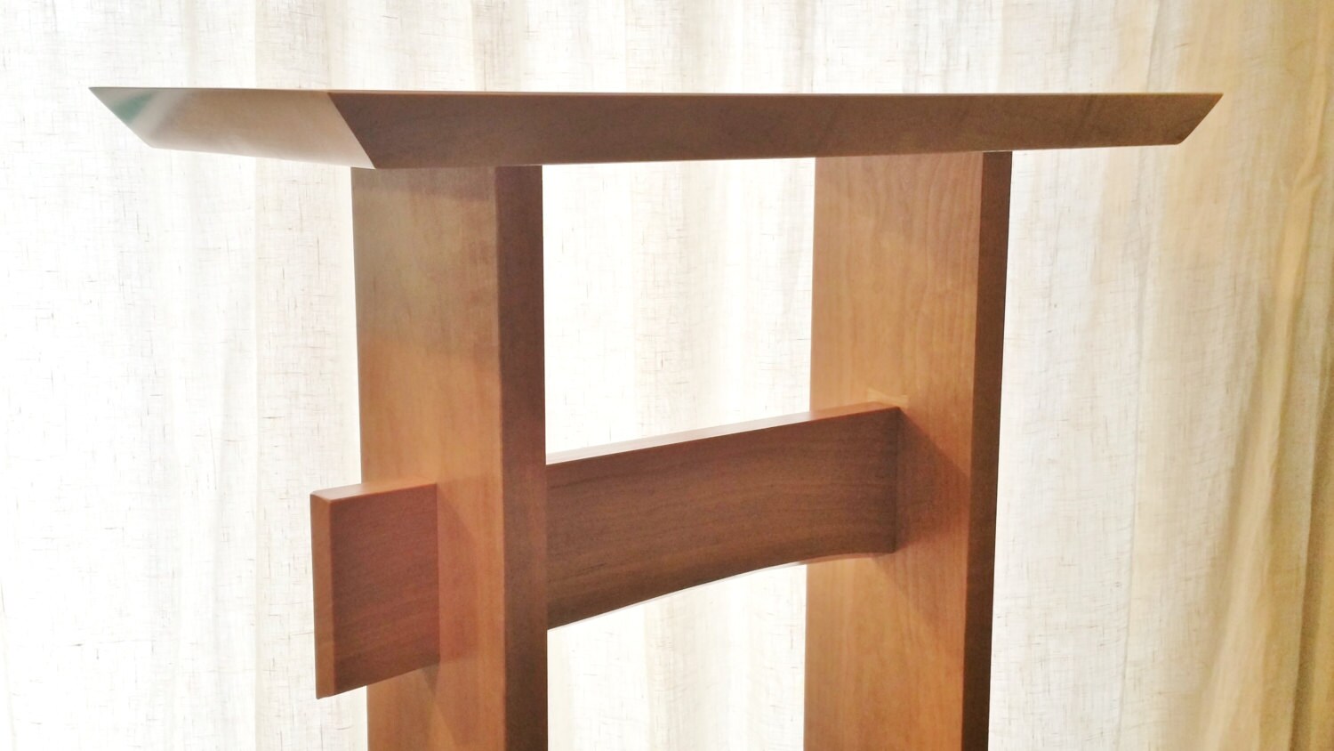 Handmade Wood Podium: Japanese Style Custom Lectern, Standing Desk - Etsy