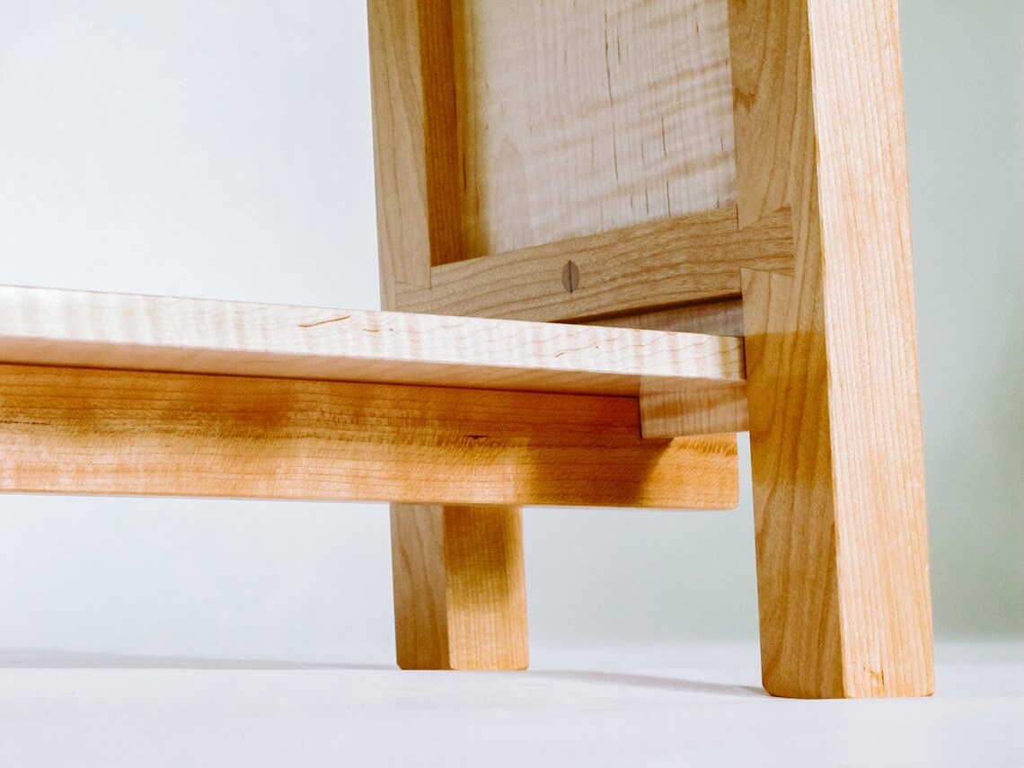 Long Narrow Shaped Console Table: Handmade Solid Wood Table | Etsy