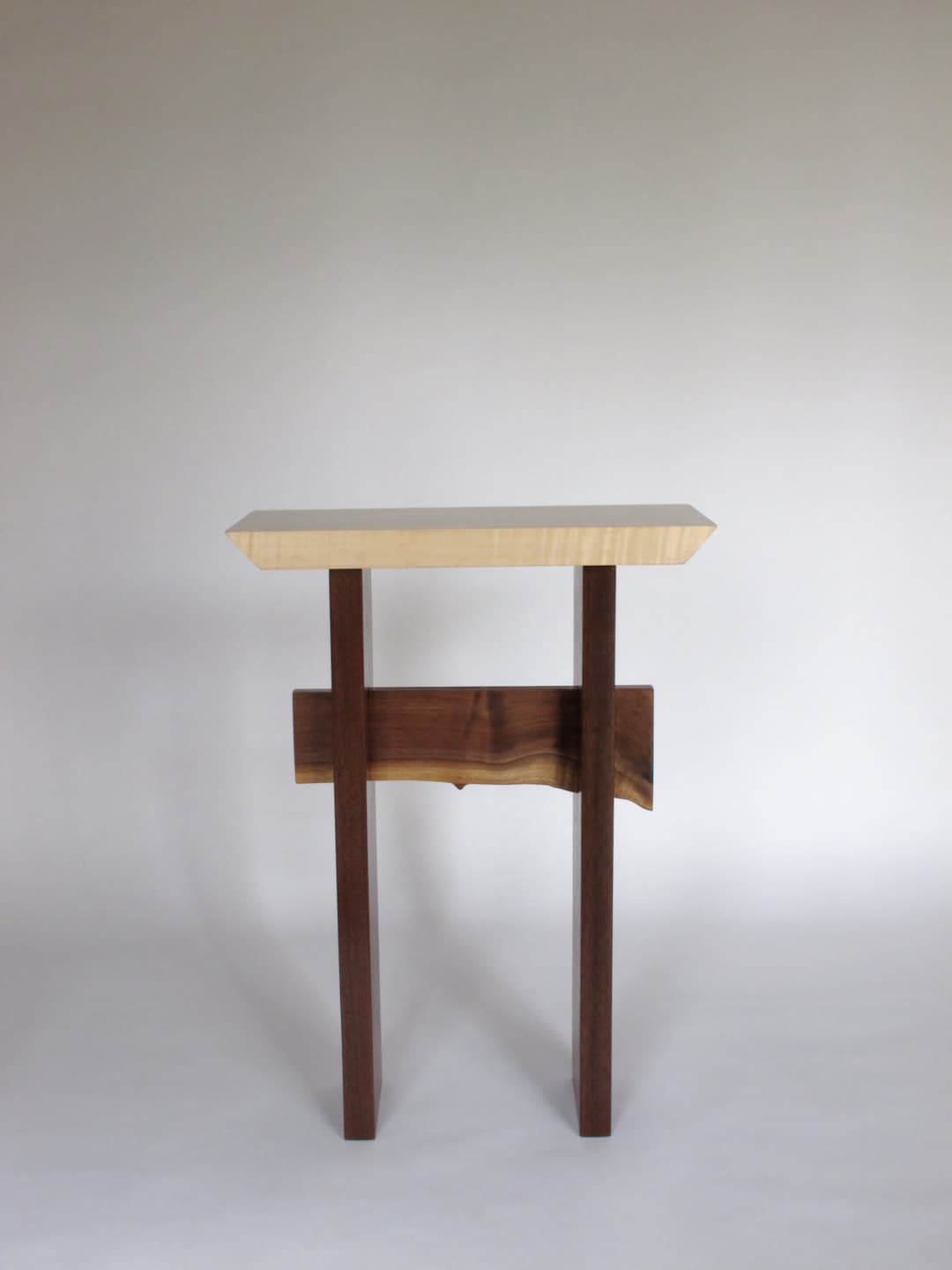 Handmade Narrow Accent Table: Japanese Style Small Entryway Furniture ...