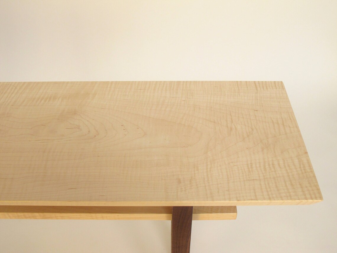 Contemporary Long Low Console Table: Narrow Sofa Table, Mid Century ...