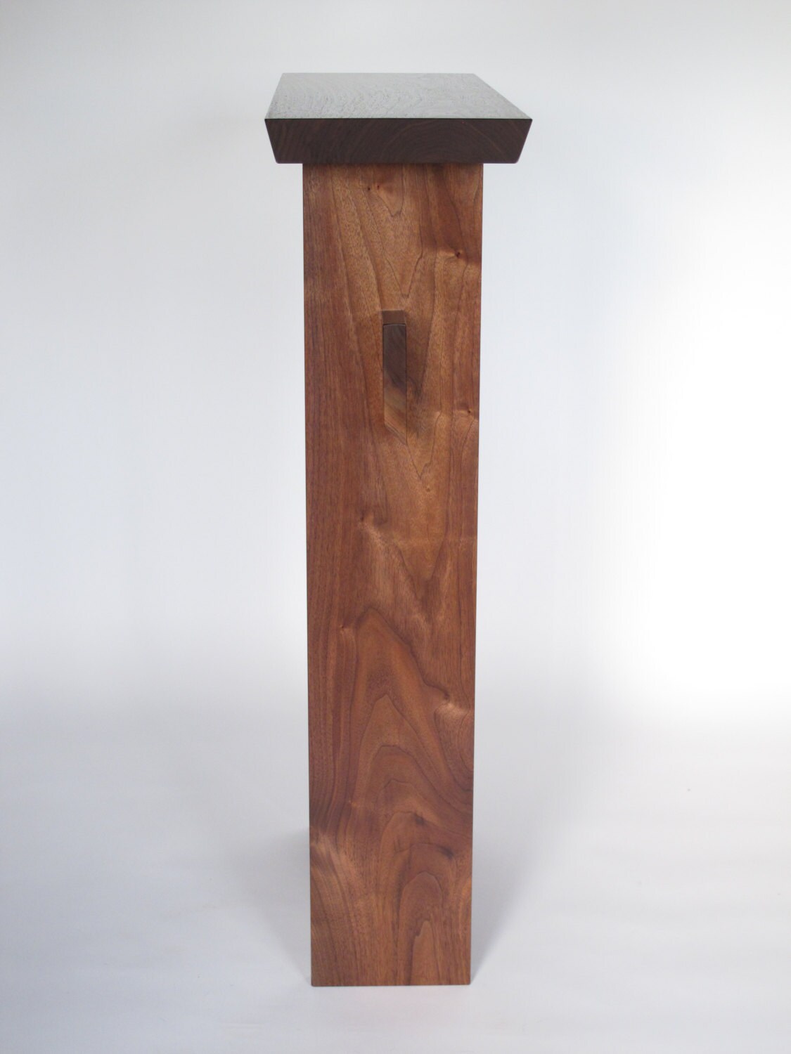 Live Edge Walnut Entry Table: Tall Hall Table/ Narrow Console ...