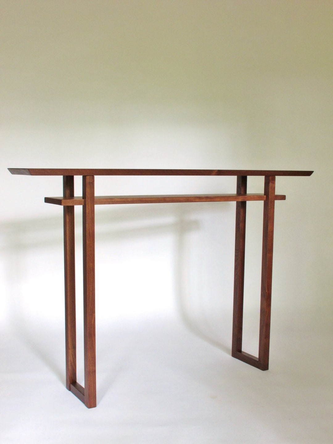 50" Classic Console Table - Walnut - Long Thin Table for Hallways ...