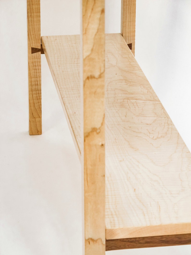 Narrow Console Table With Drawers Elevated Entryway Organization ...