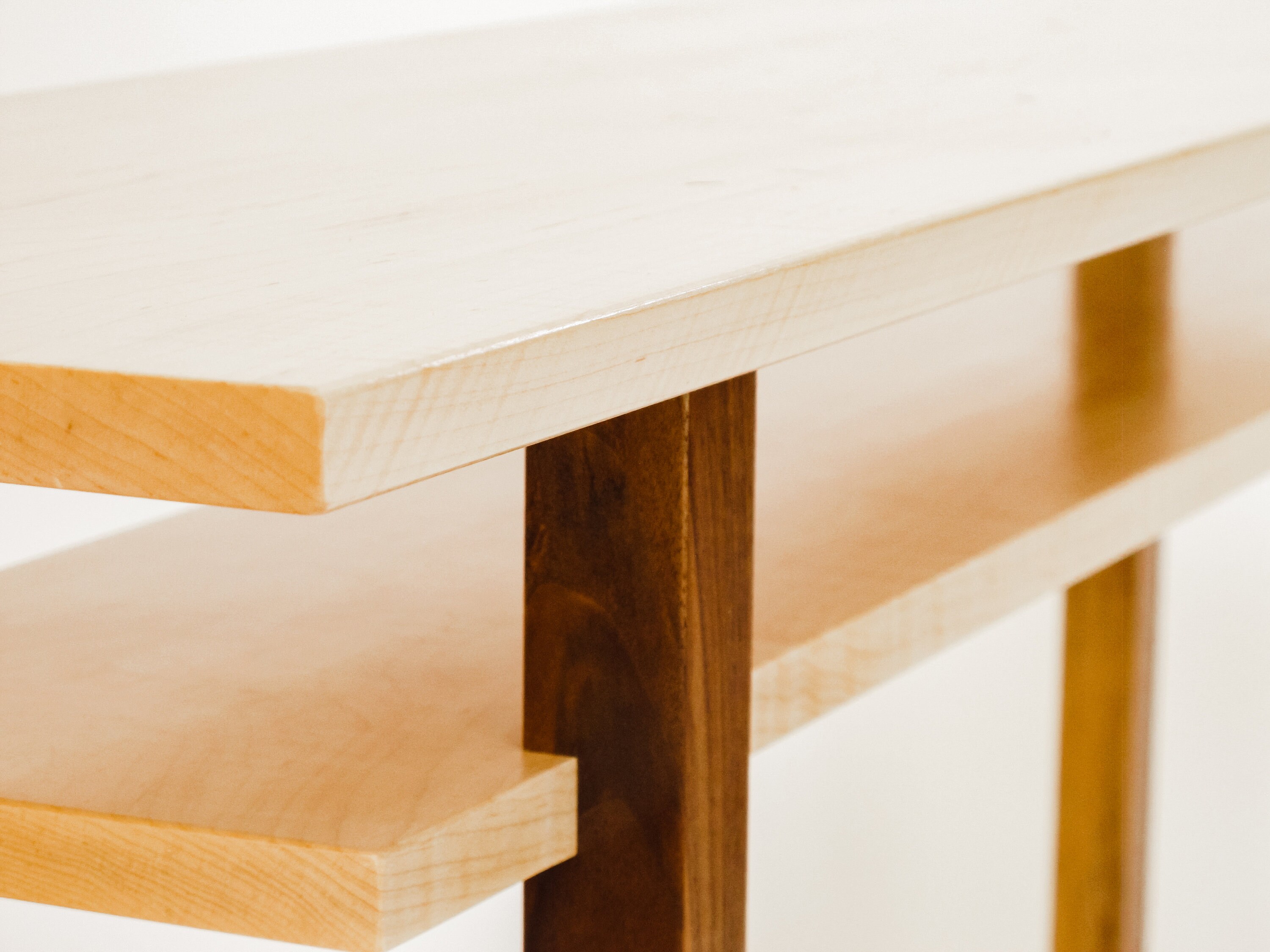 Customizable Narrow Japanese Console Table – Modern Entryway Table - Etsy