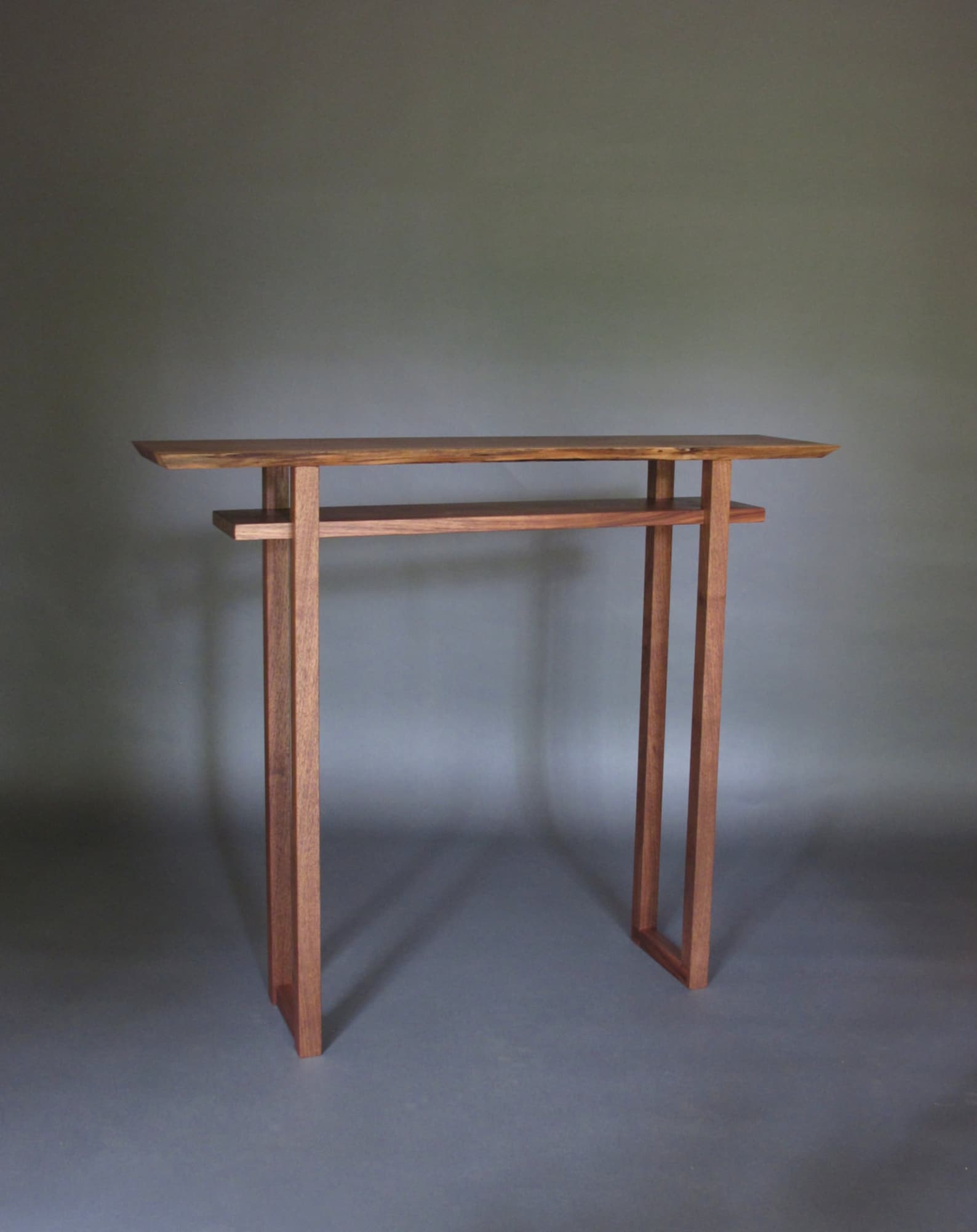 Live Edge Table: Narrow Side Table, Tall Sofa Table, Live Edge Console ...