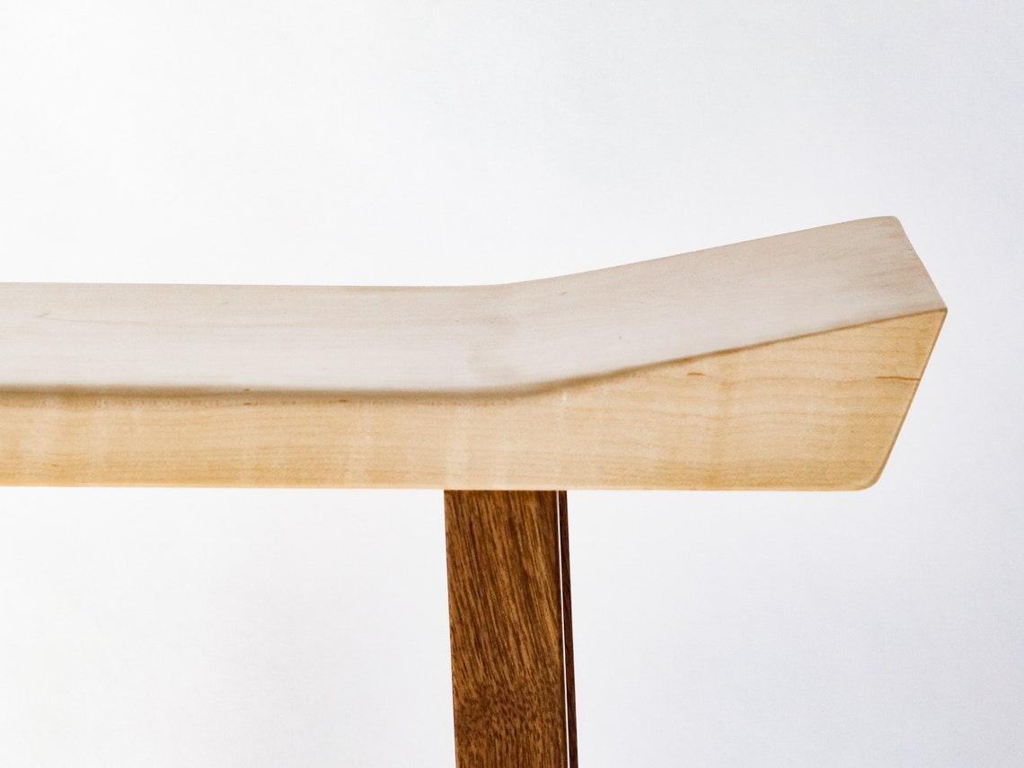 Bar Stool : Modern Zen Wood Bar Furniture Handmade Custom Furniture ...