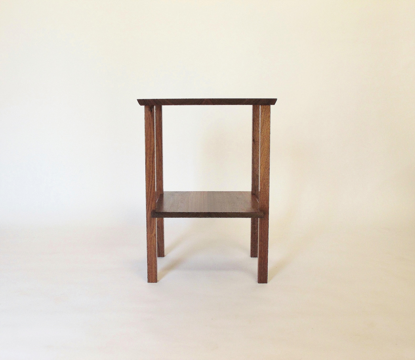 End Table with Shelf Small Solid Wood Table for Living Room | Etsy