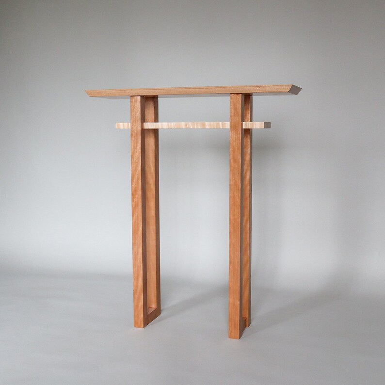 7 Inch Wide Side Table – Modern Japanese Style Small Entryway Table - Etsy