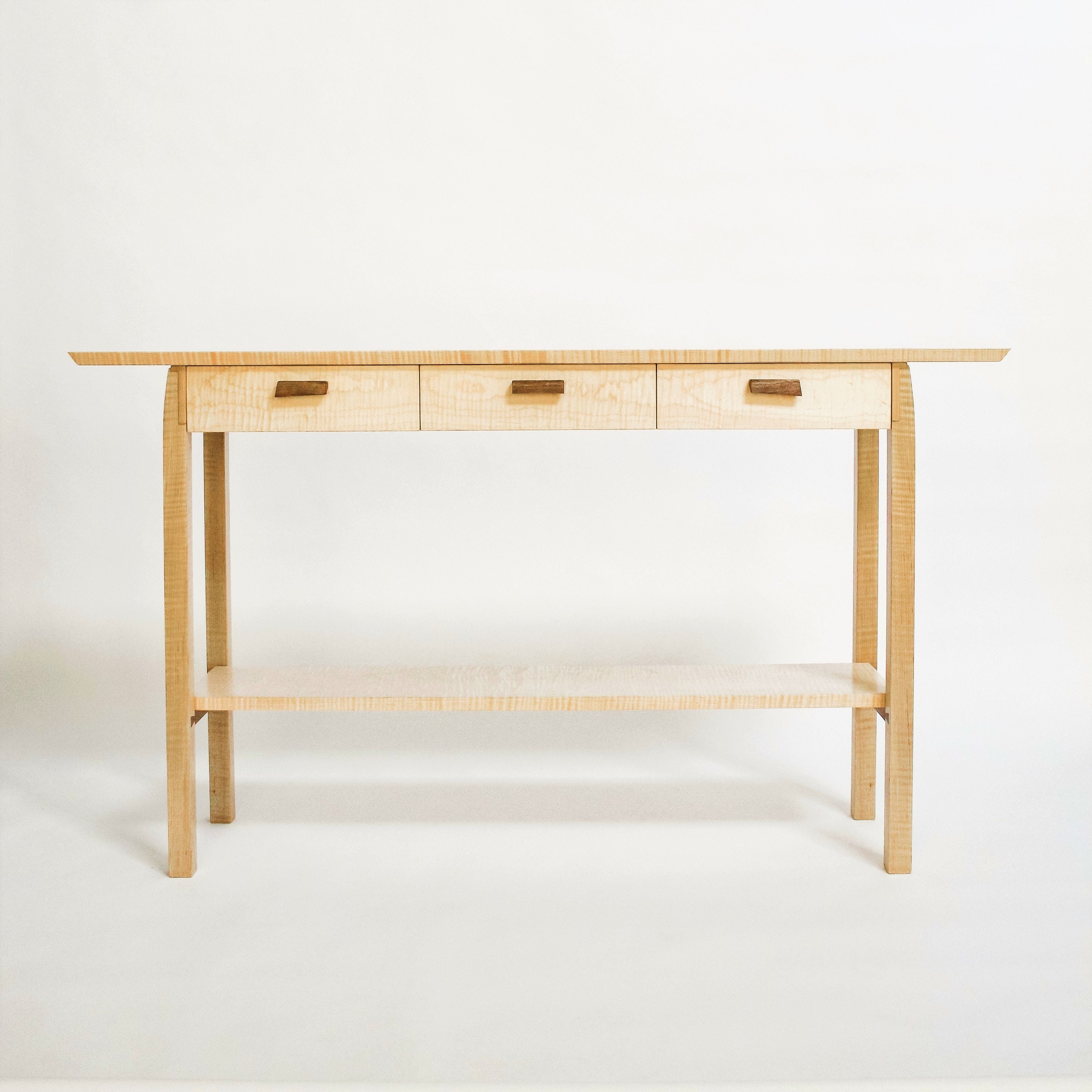 Narrow Console Table With Drawers Elevated Entryway Organization ...