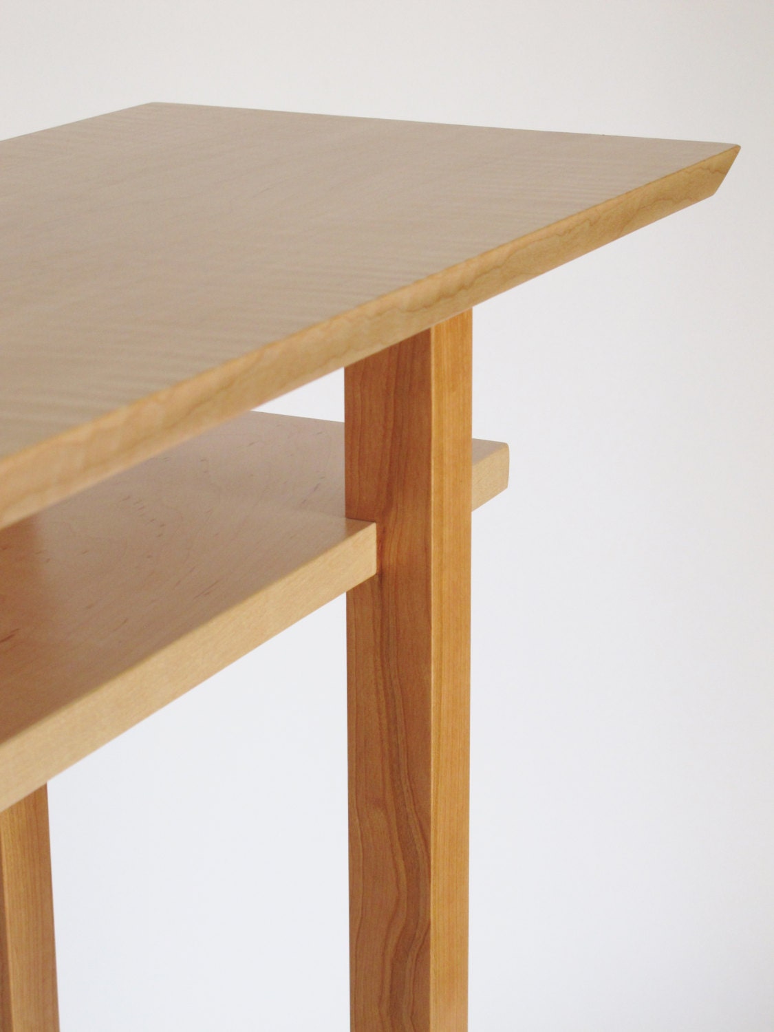 Tall Narrow Foyer Table: Wood Hall Table, Side Table, Minimalist ...