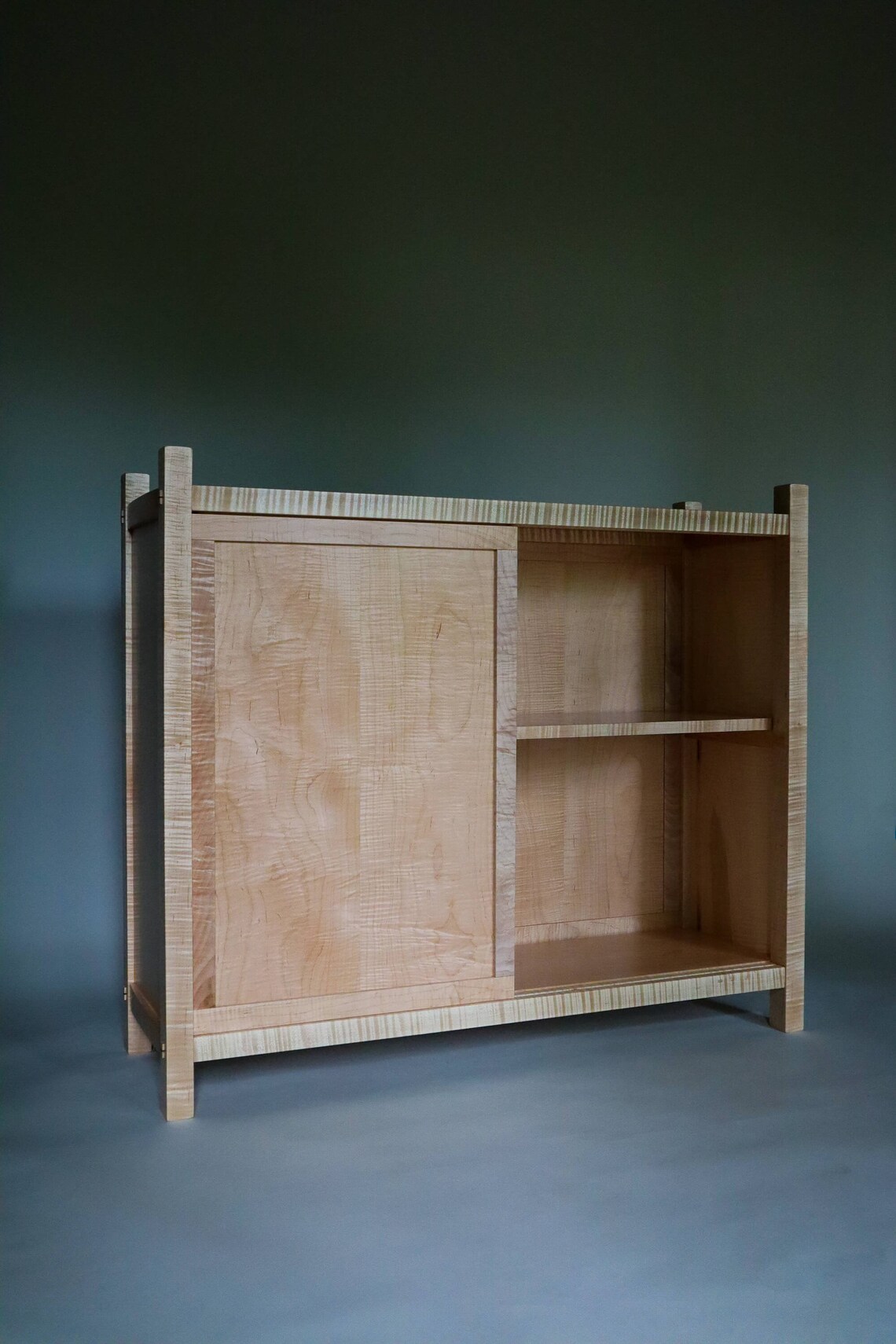 Contemporary Cabinet With Sliding Door Modern TV Console, Entryway ...