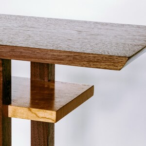 Classic Traditions Console Table – Walnut With Cherry - Custom Wood ...