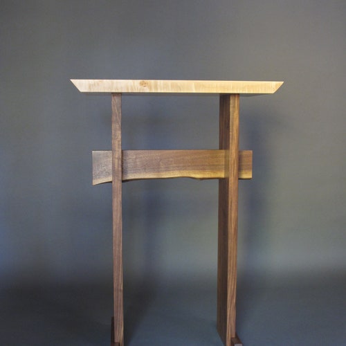 Stand up Desk: Modern Wood Writing Desk Tall Desk for - Etsy