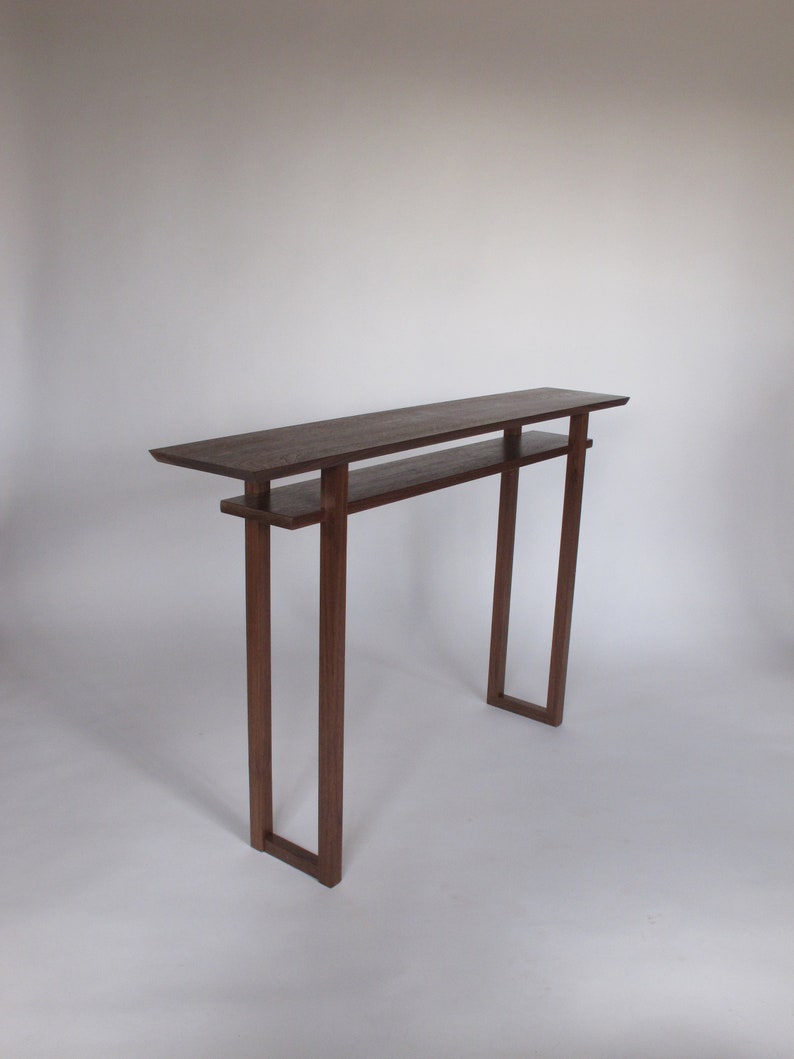 Classic Console Table: Narrow Wood Table for Hall, Entryway Decor, or ...