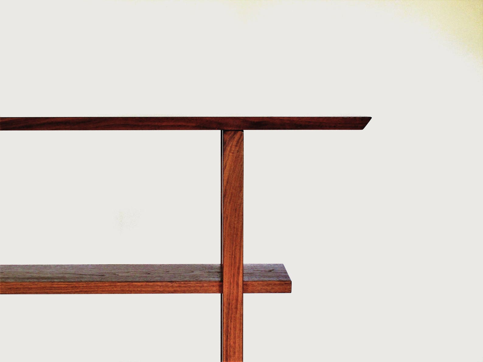 Modern Walnut Console Table: for Narrow Hall Table, Wood Entry Table ...