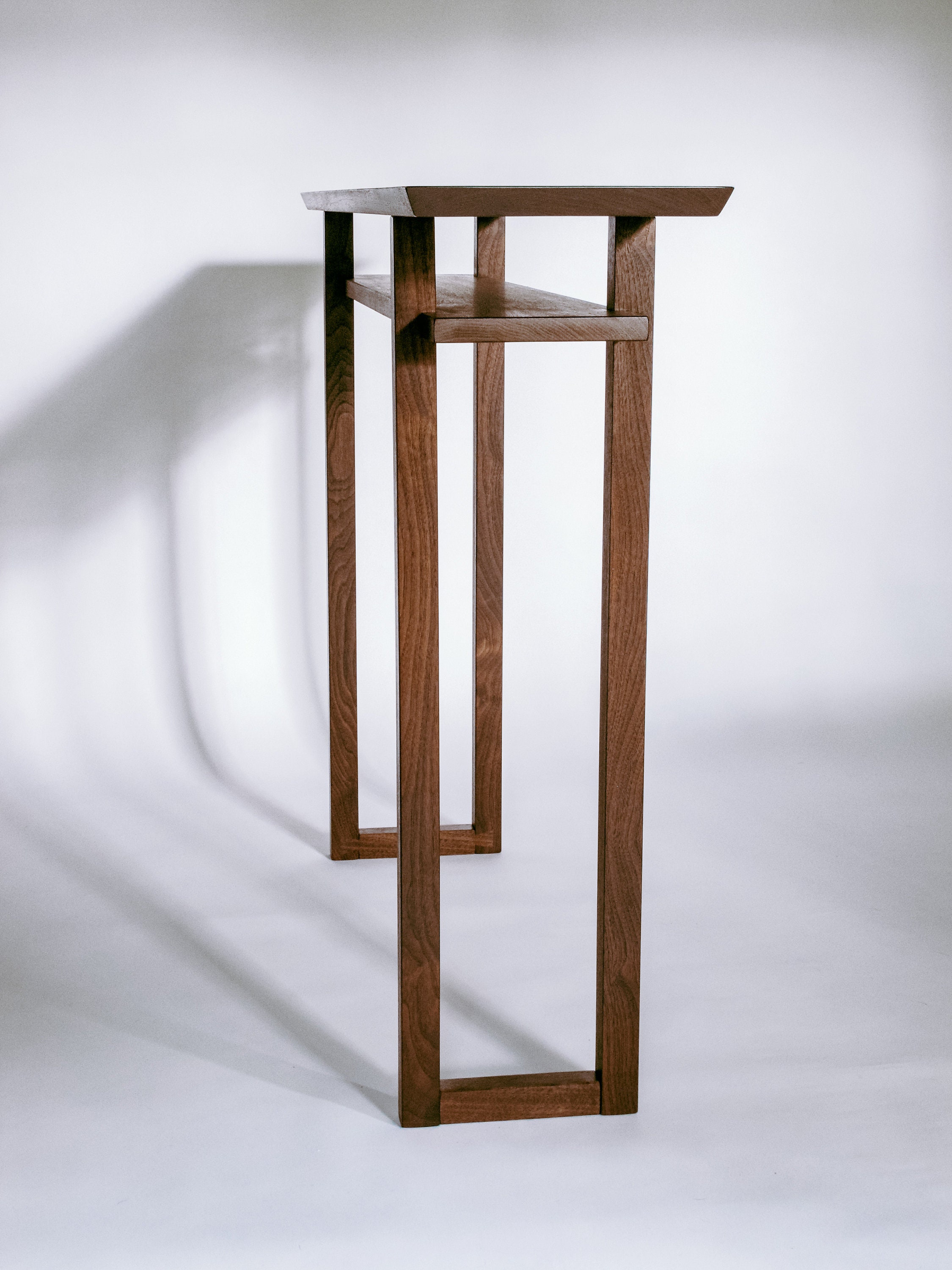Customizable Narrow Japanese Console Table – Modern Entryway Table - Etsy