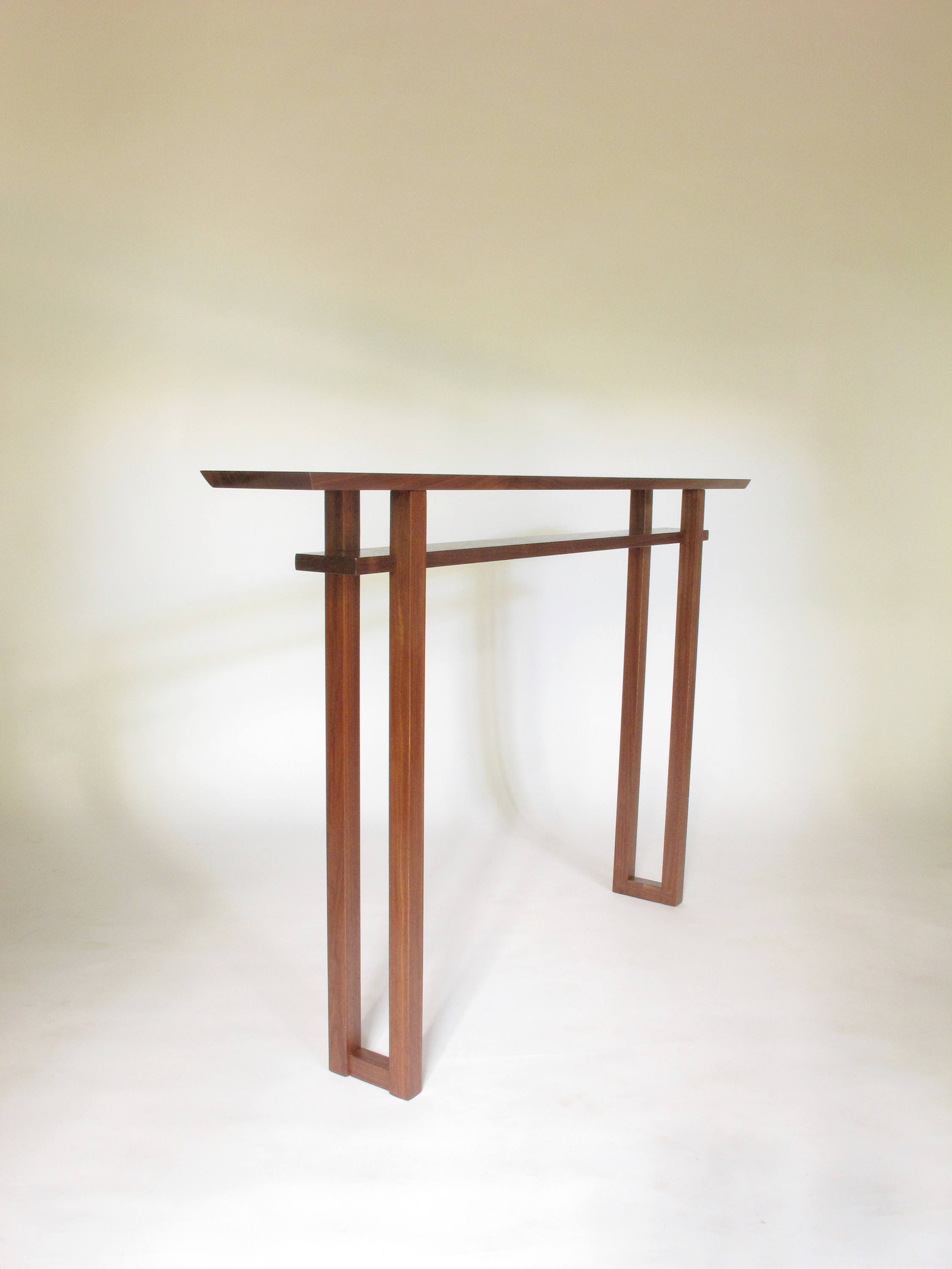 Very Narrow Console Table For Small Spaces Hall Table Entry Etsy