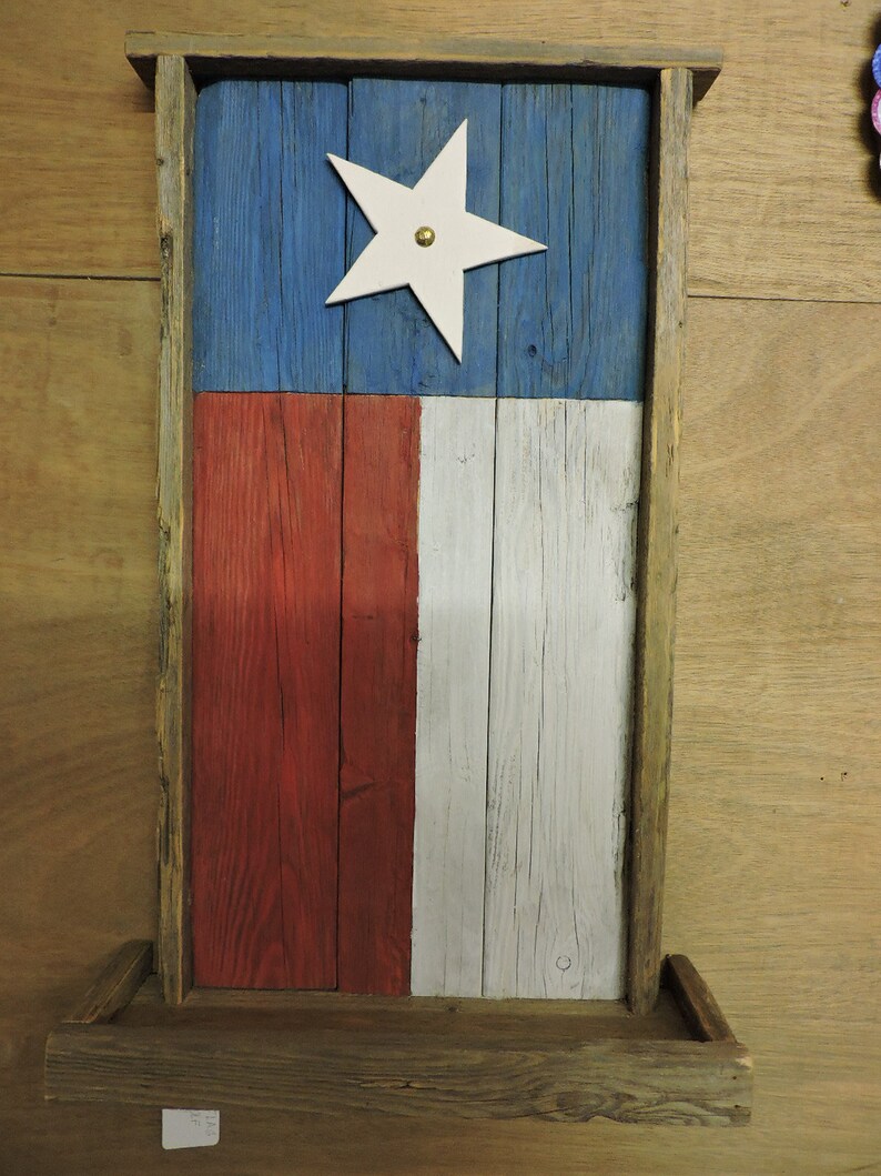 Fence Wood Texas Flag Bulletin Board With Shelf OR Skull - Etsy