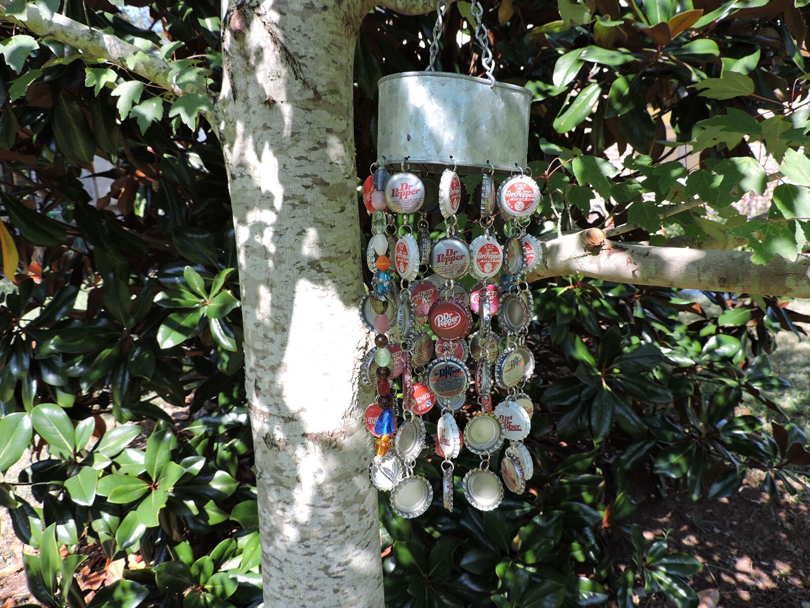 Dr Pepper Meets Coca Cola Bottle Cap Wind Chime With 60 Caps - Etsy