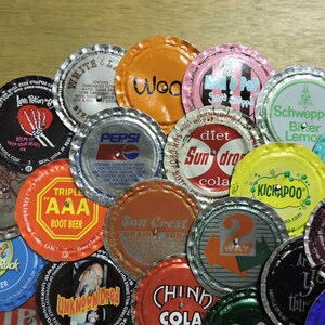 Multi-colored Soda Pop Bottle Cap Heart 11.5 by 8.5 Inches S1 - Etsy