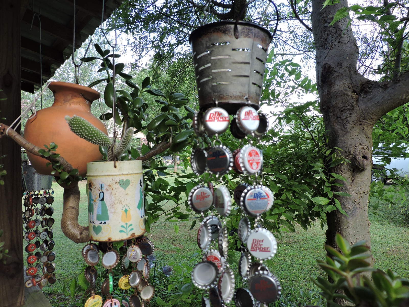 Dr Pepper Bottle Cap Wind Chime With 48 Caps 48 - Etsy