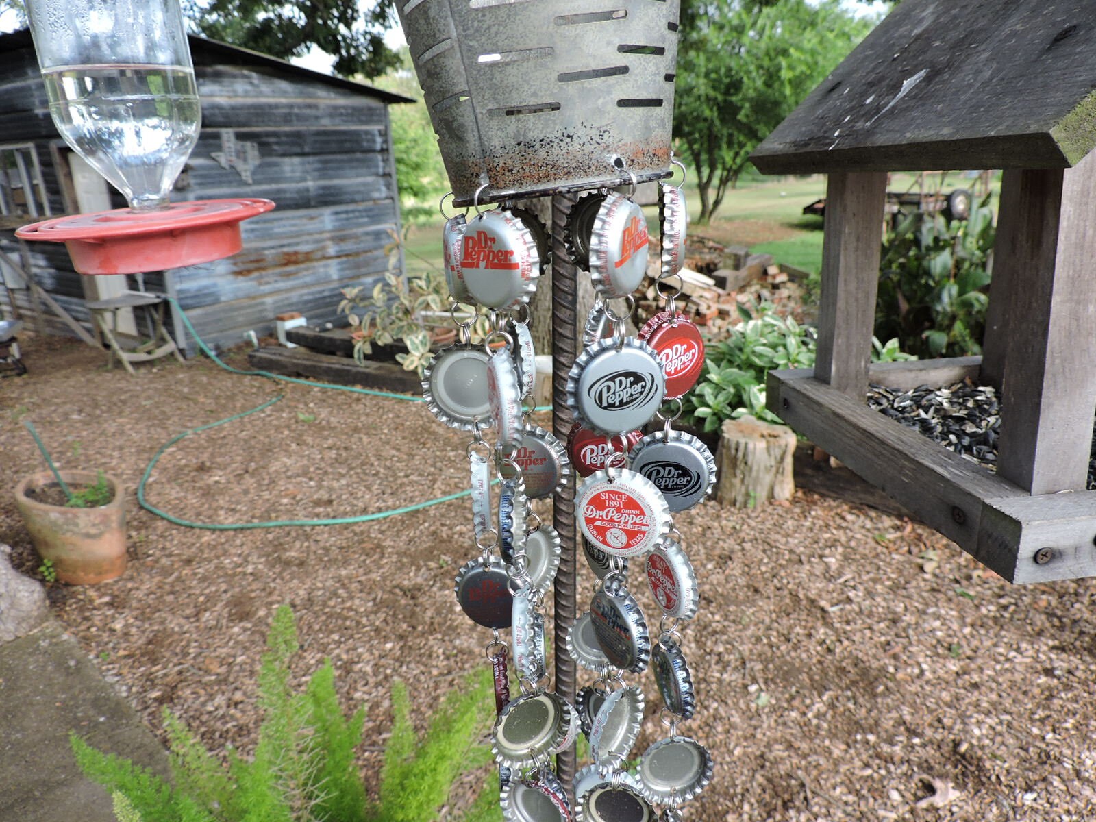 Dr Pepper Bottle Cap Wind Chime With 48 Caps 48 - Etsy