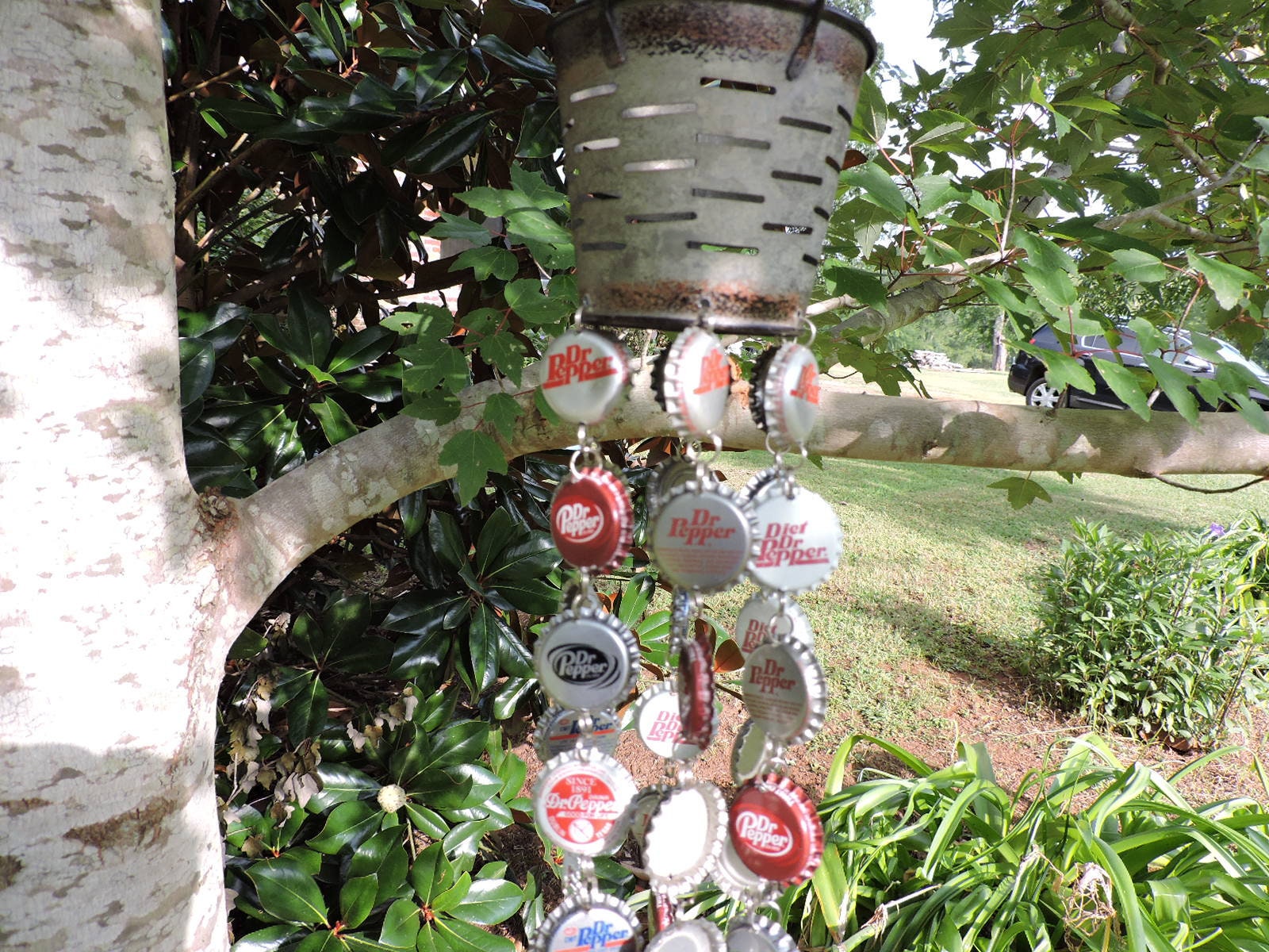 Dr Pepper Bottle Cap Wind Chime With 48 Caps 48 - Etsy