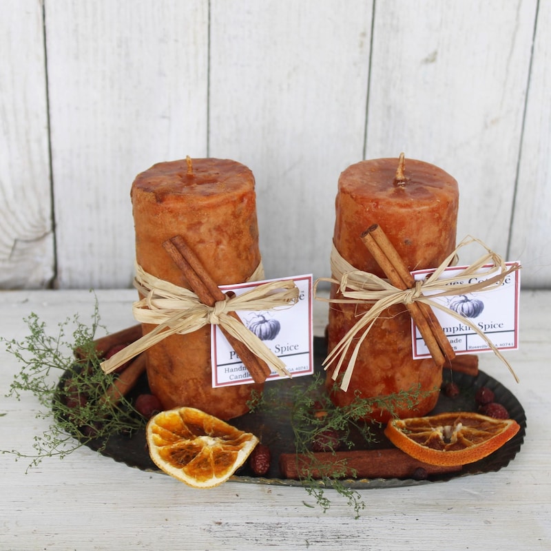 Primitive Candles - Etsy