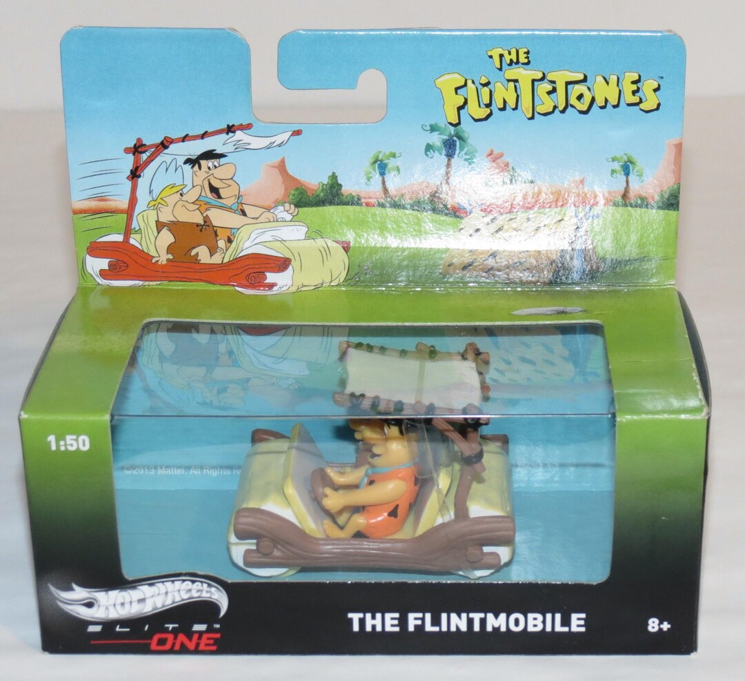 Hot Wheels Elite One 1:50 the Flintstones Flintmobile - Etsy