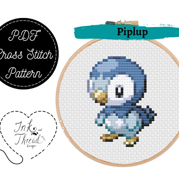 Piplup Pattern - Etsy
