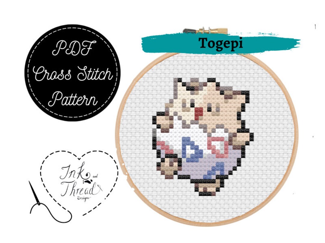 Togepi Cross Stitch Pattern - Etsy