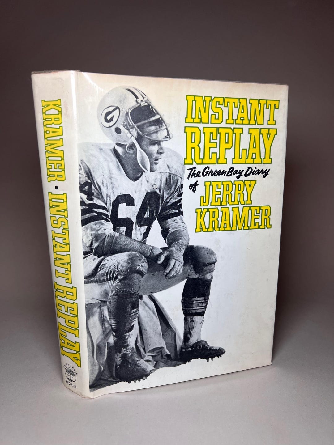 1968 RARE Vintage Football Book Instant Replay Green Bay Packers Diary ...