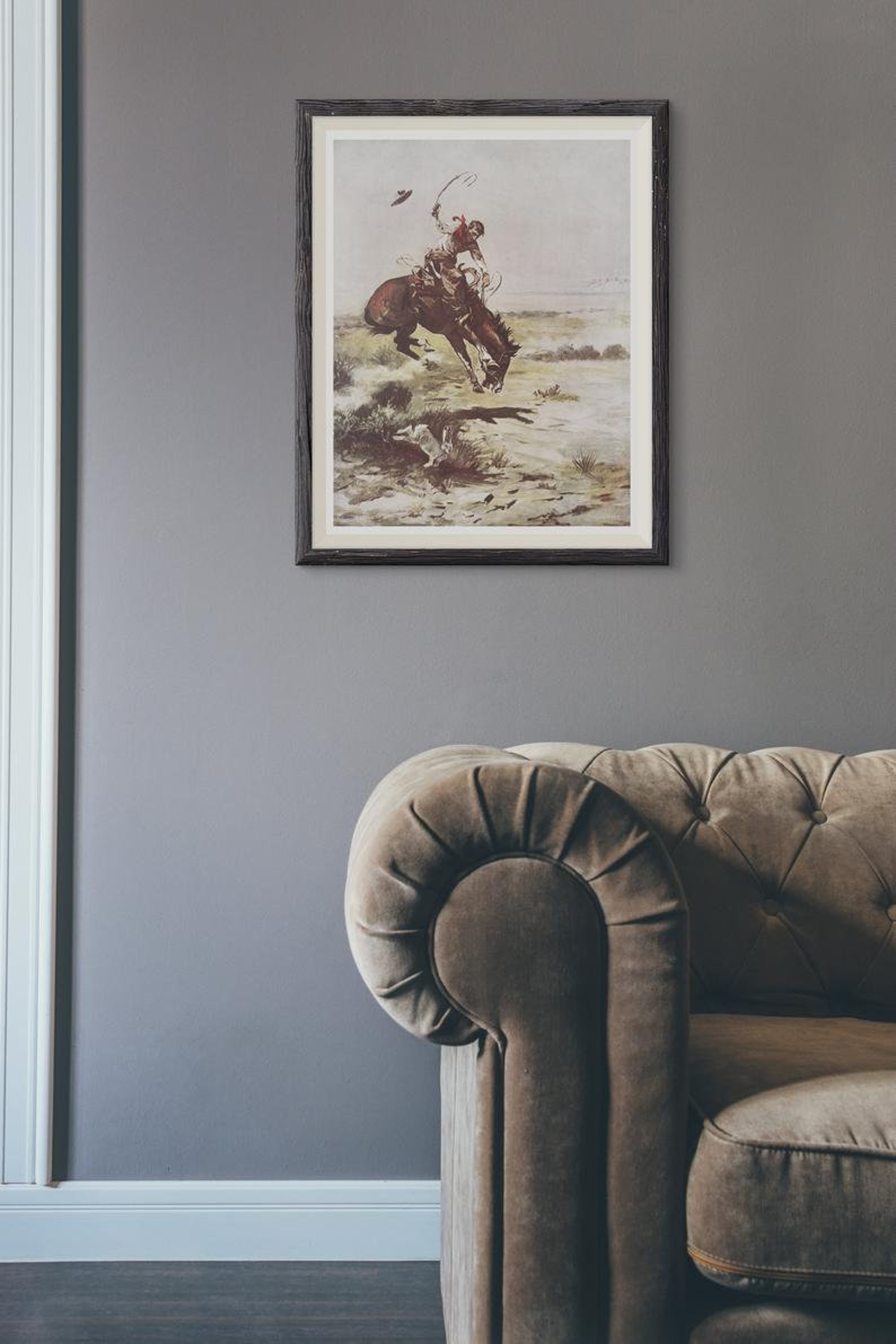 Cowboy Print Cowboy Art Cowboy Wall Decor Cowboy Print - Etsy