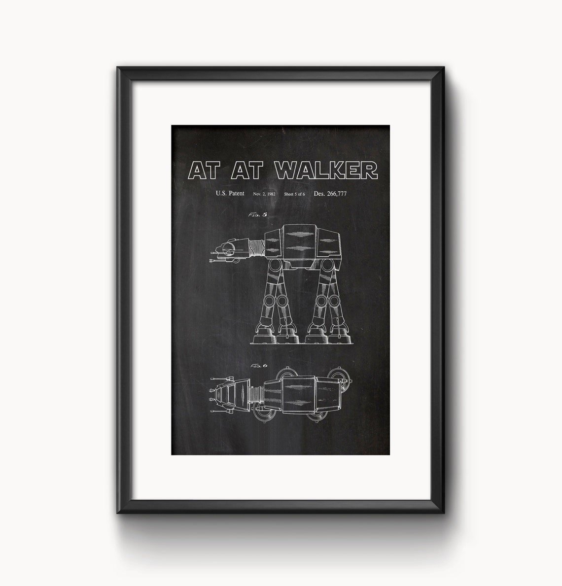 Star Wars Poster Set of 4 - Millennium Falcon TIE Fighter X-wing ...