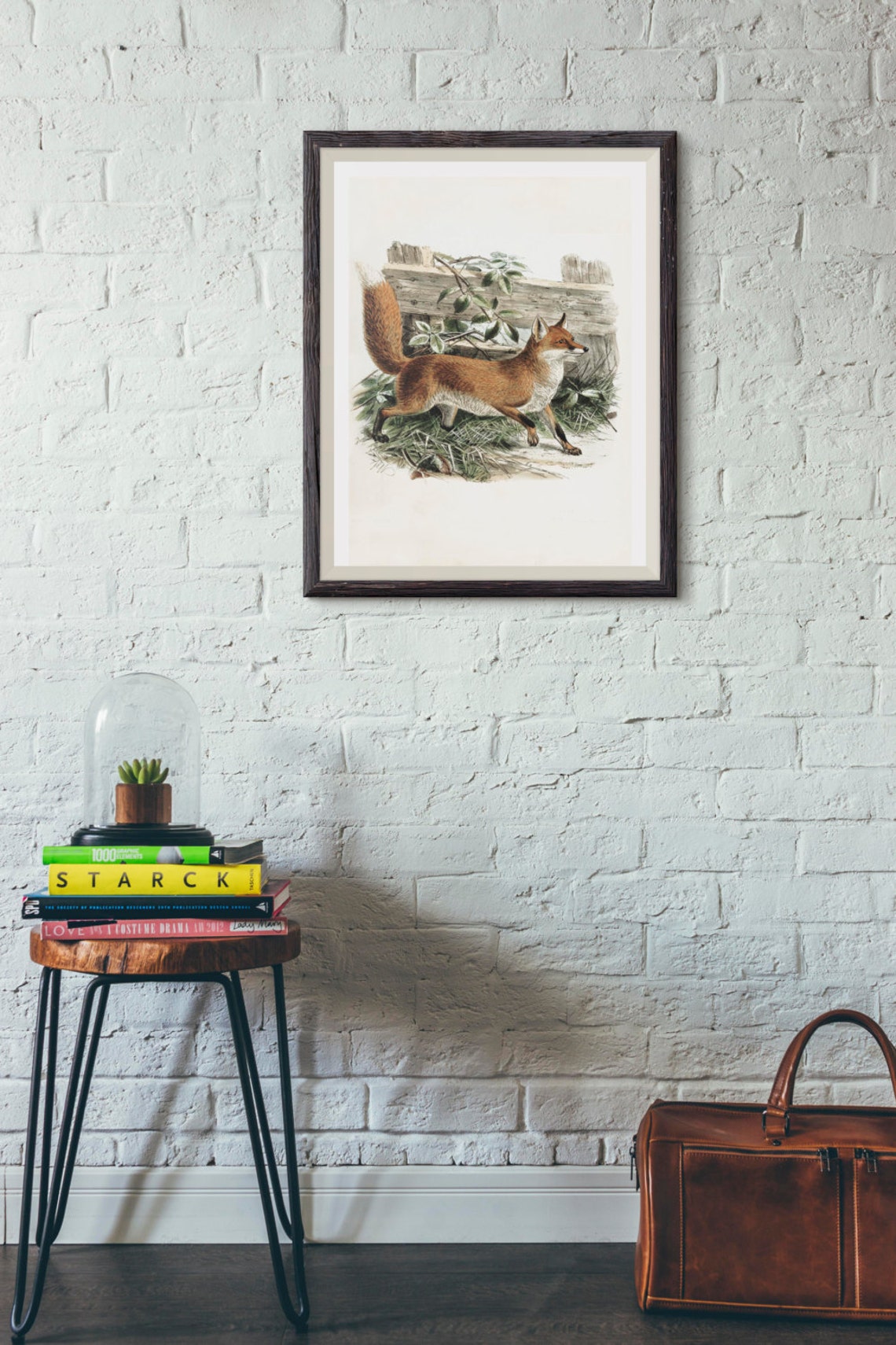 Antique Fox Art Print Animal Print Antique Animal Print Fox | Etsy