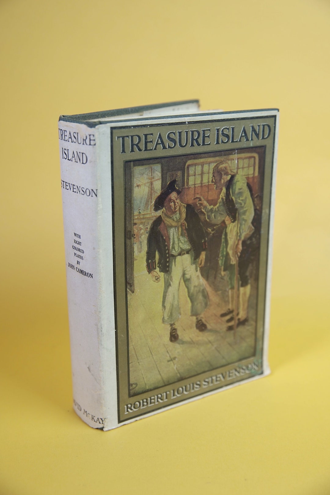 Antique Book 1920s, Treasure Island by Robert Louis Stevenson ...